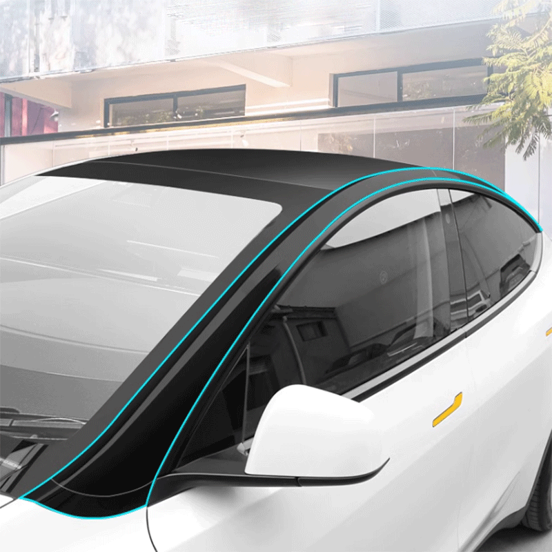 TAPTES® Black Roof Edge Protective Film for Tesla Model 3 2018-2023/ M ...