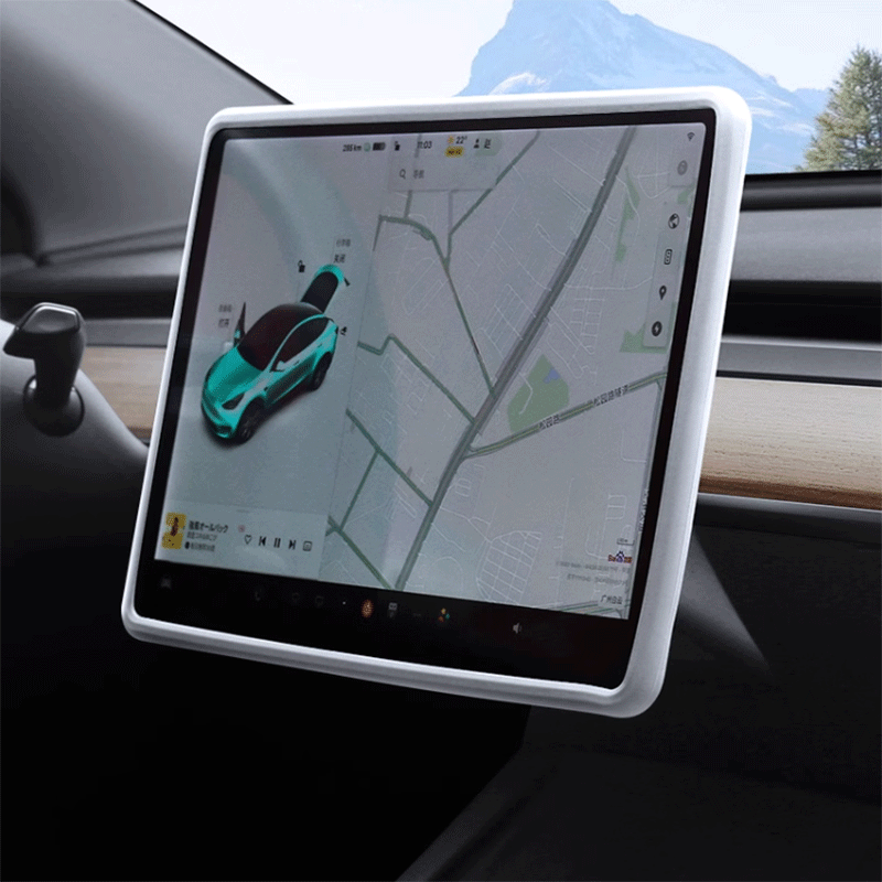 TAPTES® Central Control Screen Plaid Protective Cover for Tesla Model ...