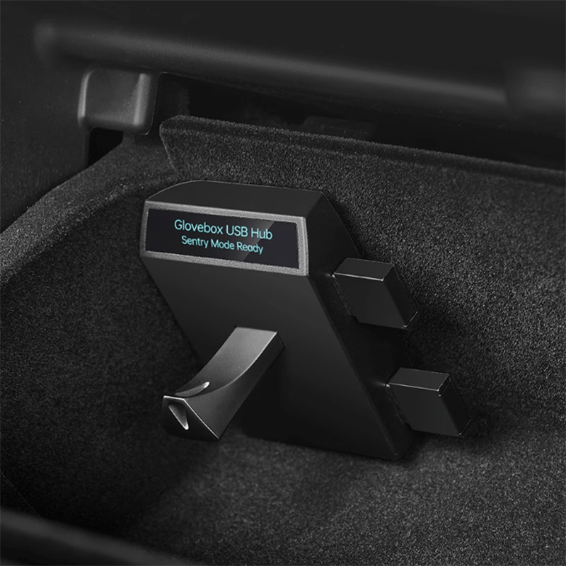 TAPTES® Glovebox USB Hud Expansion Dock for Tesla Model 3 Model Y 2021 ...