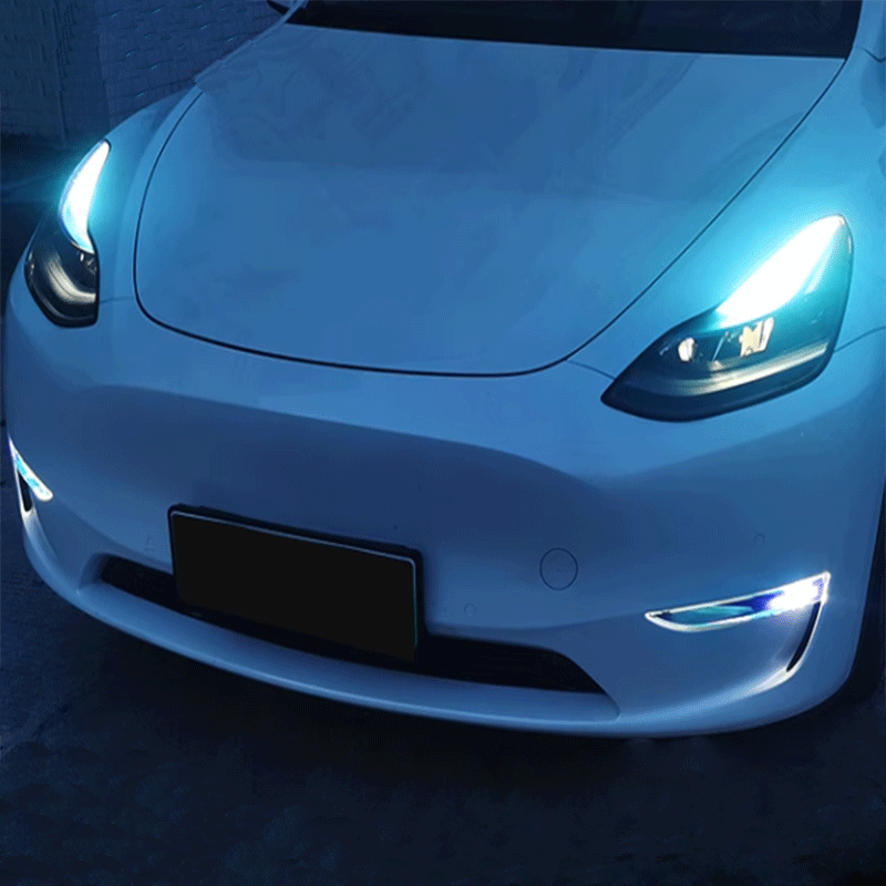 TAPTES® Headlights & Fog Lights Color Changing Film for Tesla Model 3 ...