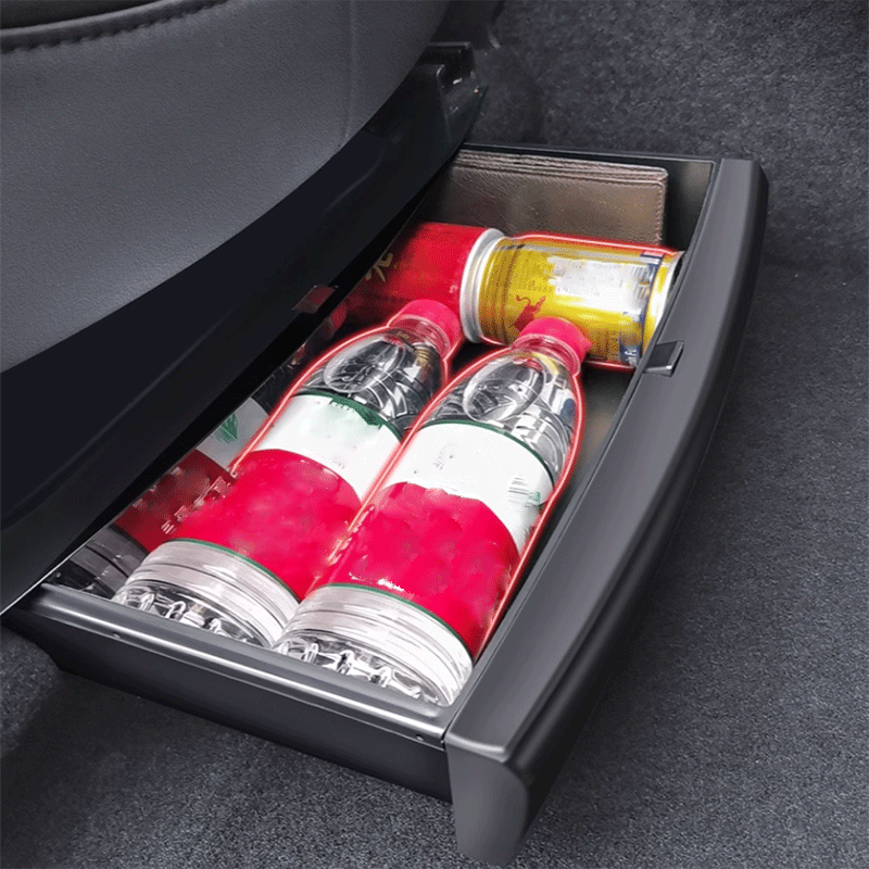 TAPTES® Invisible Drawer Under-Seat Storage Box for Tesla Model Y 2020 ...