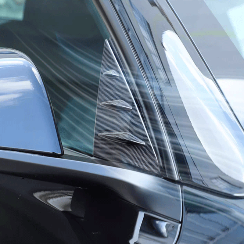 TAPTES® Rearview Mirror Triangle Window Decorative Cover Spoiler for T ...