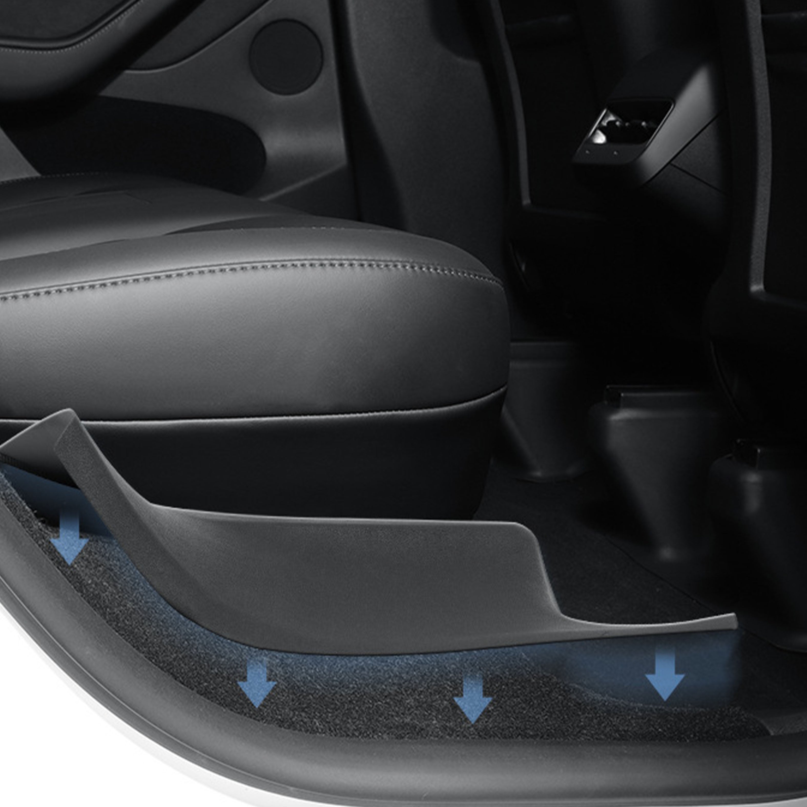 TAPTES® Rear Door Sill Kick Plate Protective Pad for 2025 2026 Tesla M ...