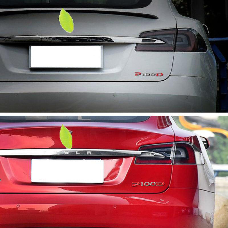 Customized Stereoscopic P90D & P100D Sticker for Tesla Model X – TAPTES ...