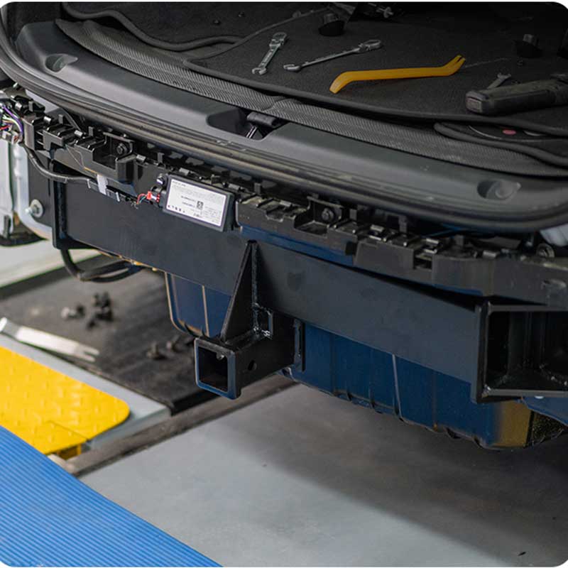 TAPTES Trailer Tow Hitch for Tesla Model Y, Rear Reinforcement Tow Bar ...