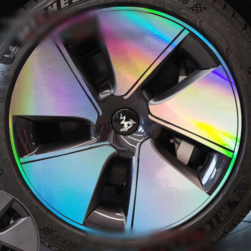 TAPTES Wheel Hub Sticker for Tesla Model 3, Wheel Hub Decoration, Set ...