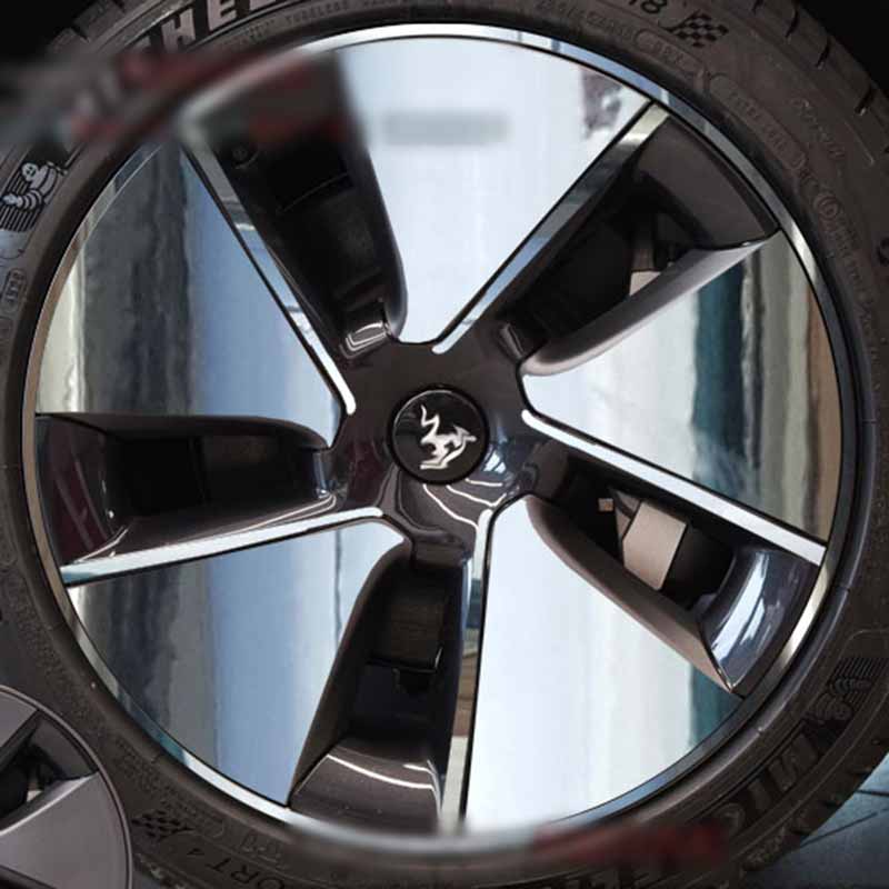 TAPTES Wheel Hub Sticker for Tesla Model 3, Wheel Hub Decoration, Set ...