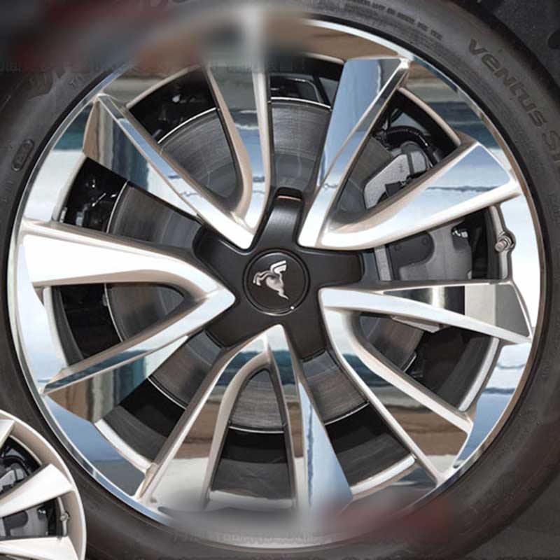 TAPTES Wheel Hub Sticker for Tesla Model 3, Wheel Hub Decoration, Set ...