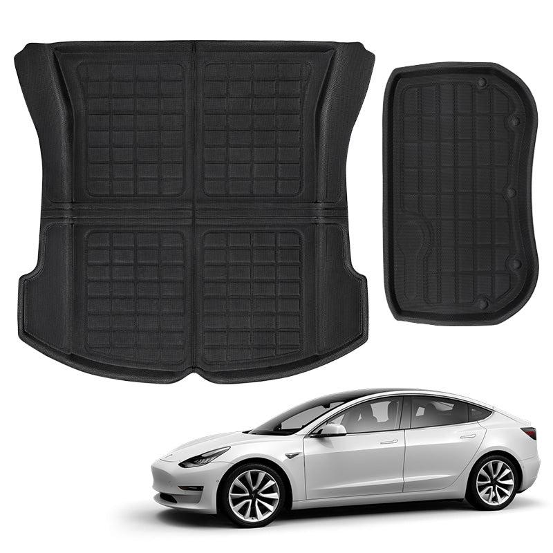 TAPTES Tesla Model 3 Trunk Mat, Rear Cargo Mats for Tesla Model 3 ...