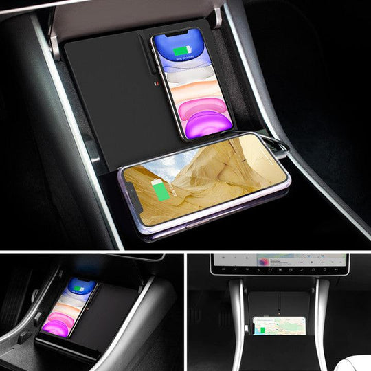 Wireless Charger Pad for 2020 Tesla Model 3 TAPTES 1000 Accessories for Tesla